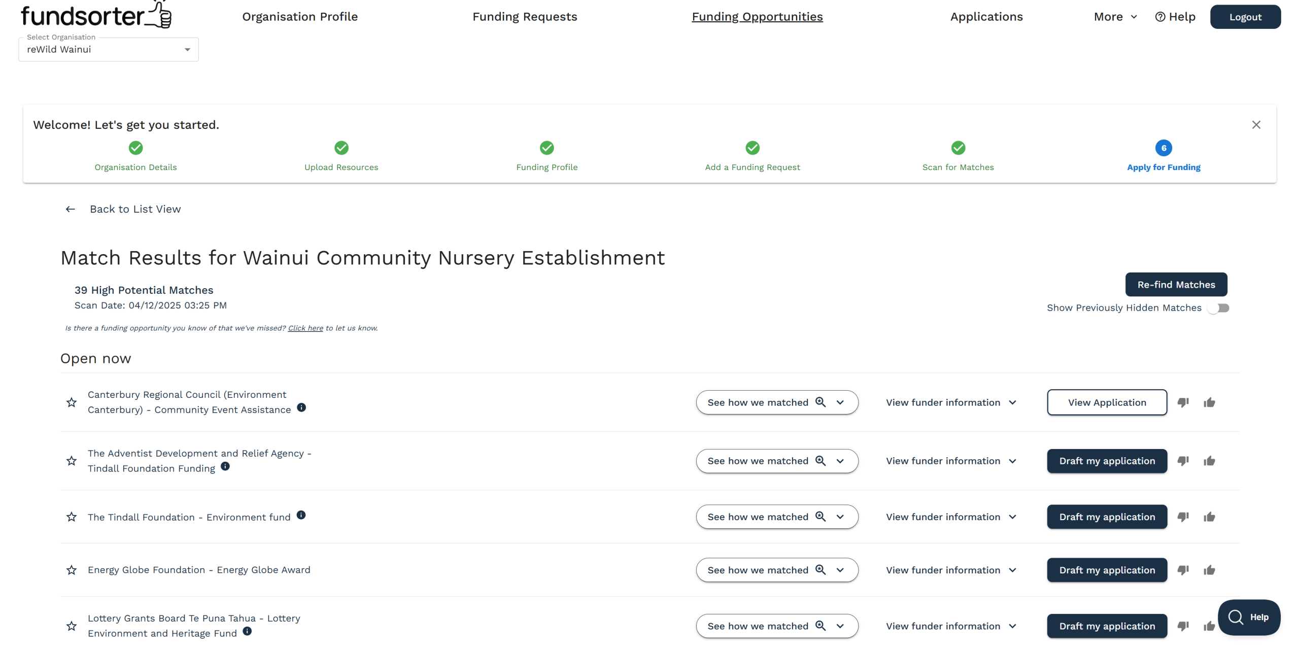 Product Demo: Fundsorter. Making funding easy. - Towards Pest Free Waitaha